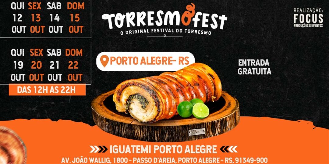 Torresmofest em Porto Alegre acontece de 12 a 15 e 19 a 22 de outubro ...